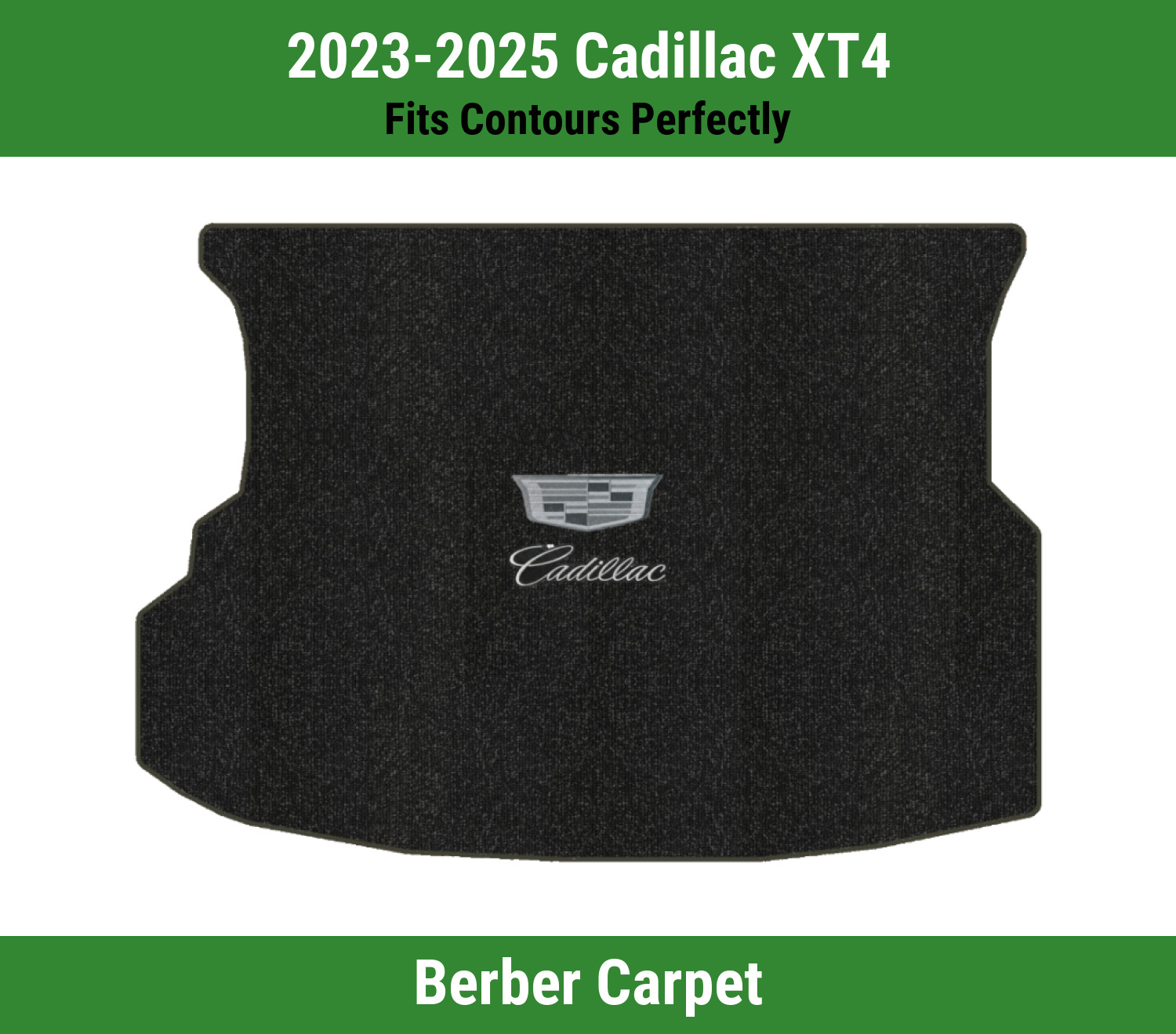 Lloyd Berber Cargo Mat for '23-25 Cadillac XT4 w/Cadillac Mono Crest w ...
