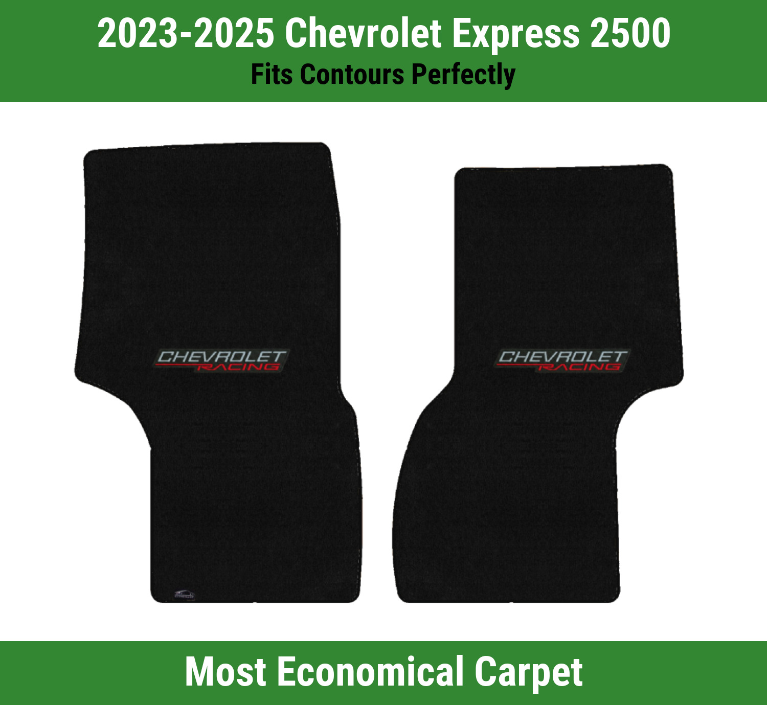 Lloyd Velourtex Front Mats for '23-25 Chevy Express 2500 w/Chevy Racing ...