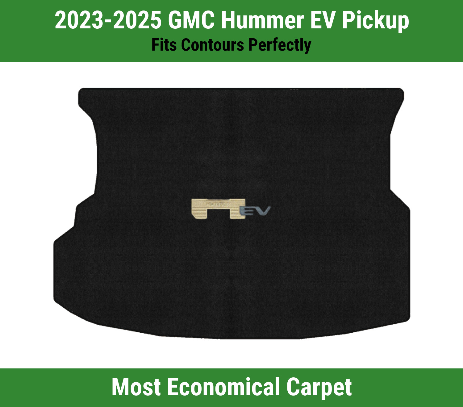Lloyd Velourtex Cargo Mat for '23-25 Hummer EV Pickup w/HummerEV Bronze ...