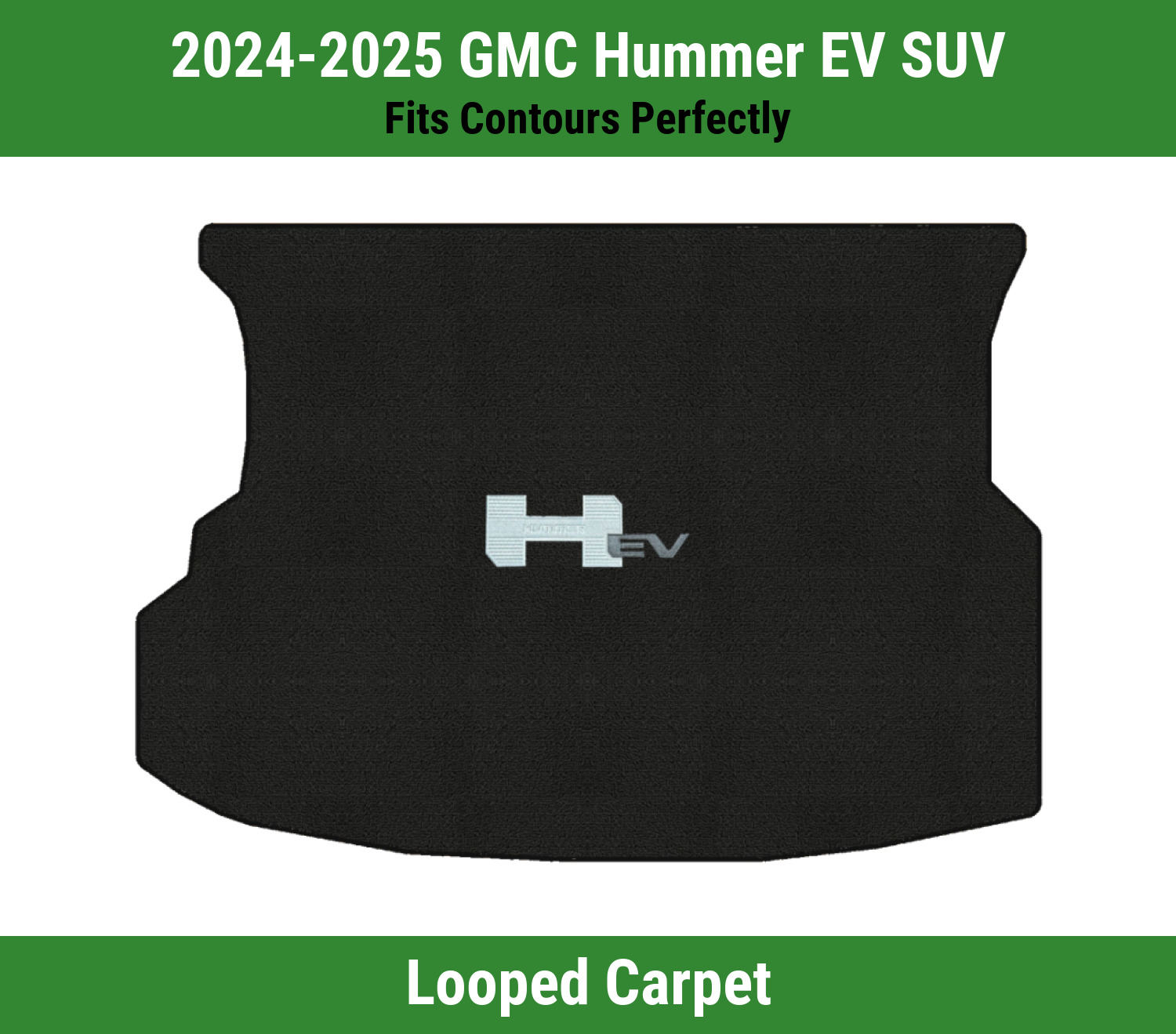Lloyd Loop Cargo Mat for '24-25 Hummer EV SUV w/HummerEV Silver Badge ...