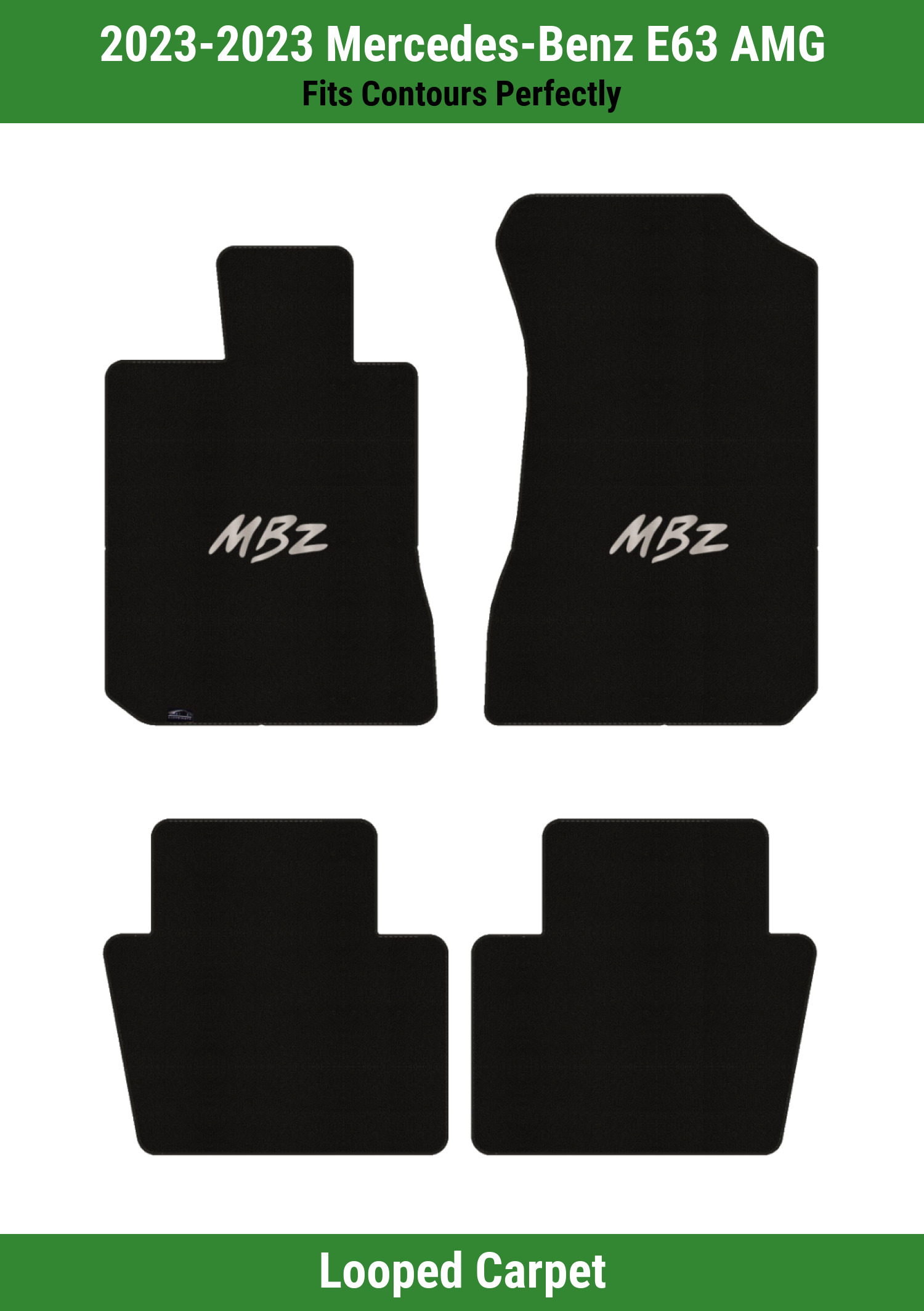 Lloyd Classic Loop Mat Set for '23 Mercedes-Benz E63 AMG w/MBZ ...