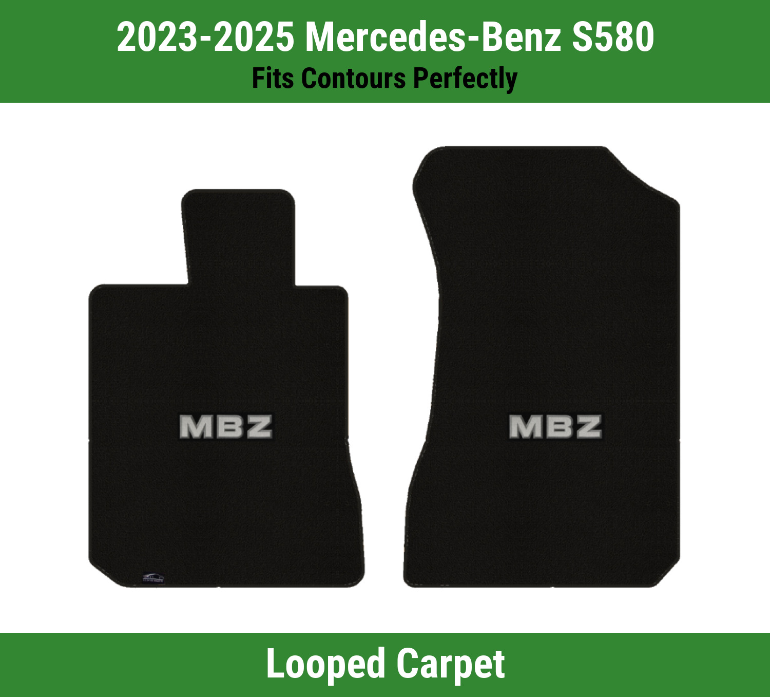 Lloyd Classic Loop Front Mats for '23-25 Mercedes-Benz S580 w/MBZ ...